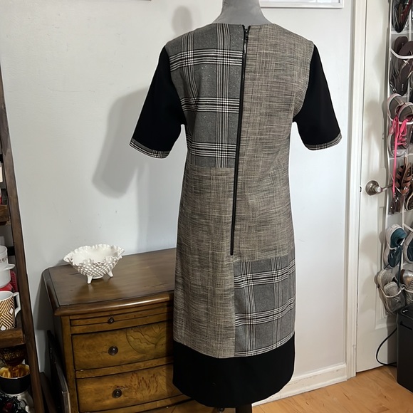 Alice + Olivia | Dresses | Alice Olivia Grey Black Mad For Plaid Coley ...